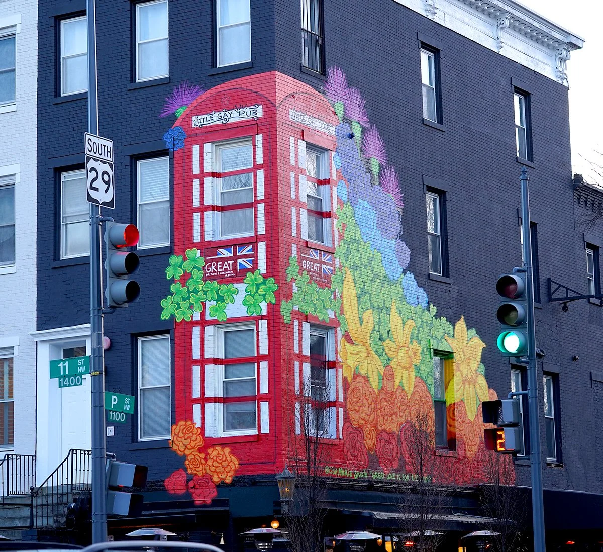 Washington D.C.'s Little Gay Pub Unveils UK-Inspired LGBTQ+ Mural: A ...