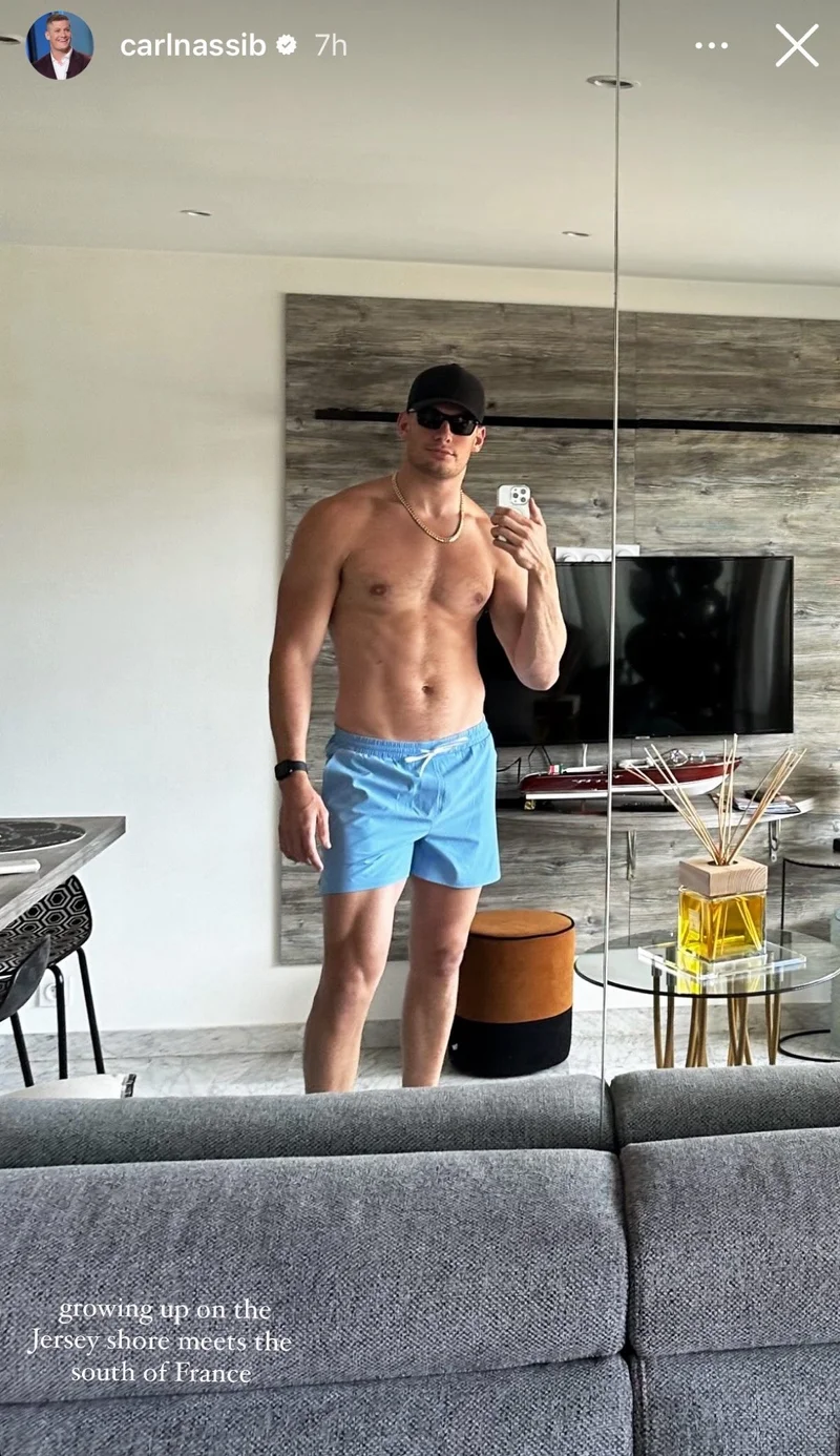 Carl Nassib Stuns Cannes with Shirtless Instagram Post - The Pink Times