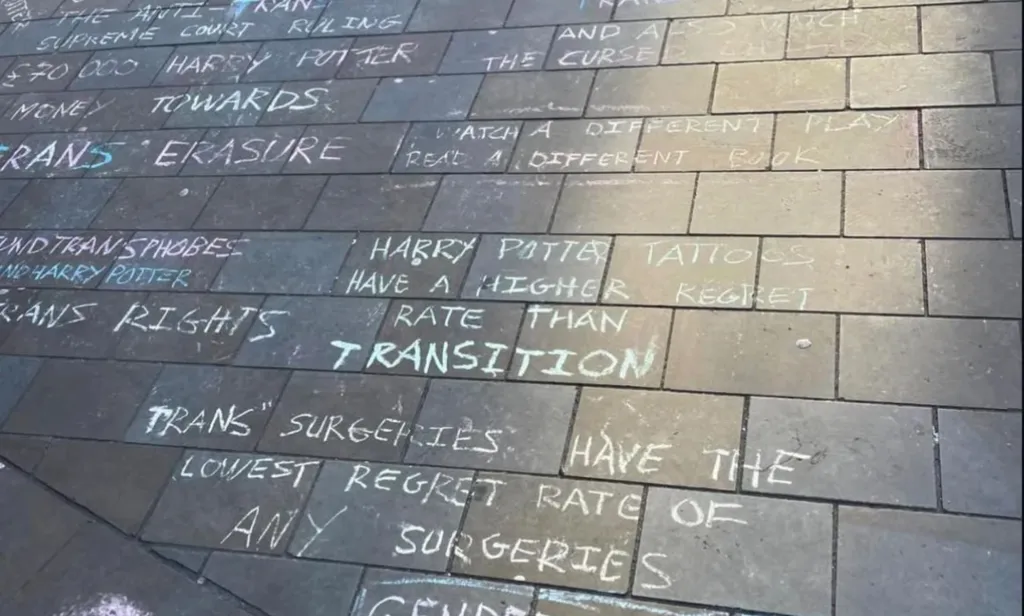 Chalk Spells Trouble for Rowling - The Pink Times