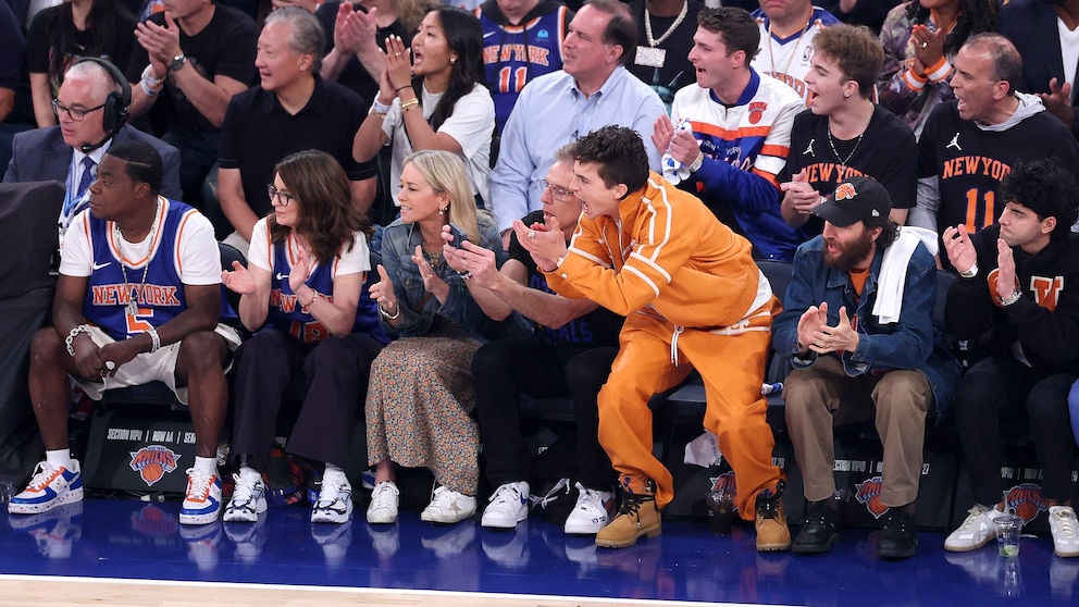 Star-Studded Night at Knicks Finals - The Pink Times